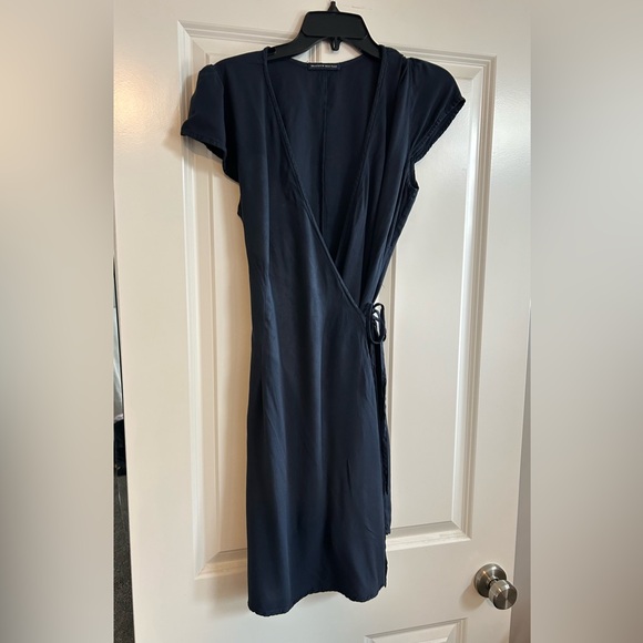 Brandy Melville | Dresses | Brandy Melville Navy Wrap Dress | Poshmark